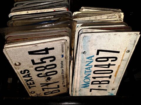 Old-Antique License Plates - Bahoukas