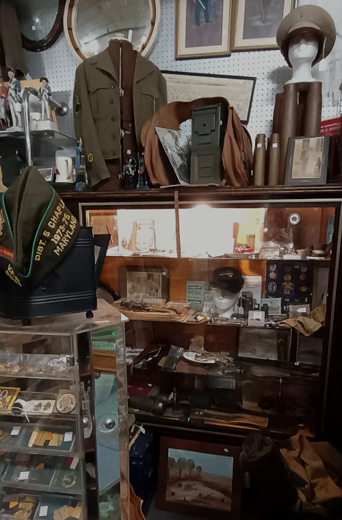 A Military Section and an Interesting Antique Collectibles Section ...